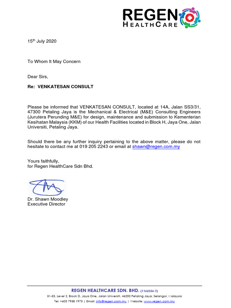 Client Confirmation for M&E Services | PDF