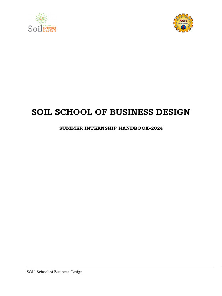 Student Internship Handbook - 2023 | PDF | Employment | Internship