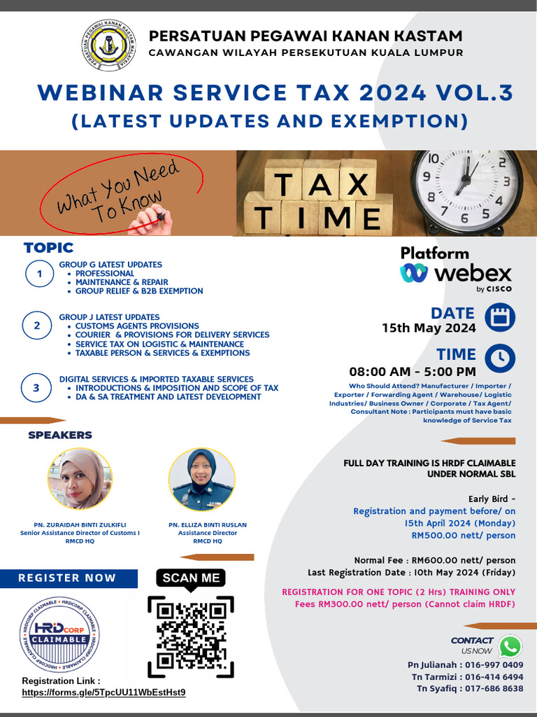 Flyer Webinar Service Tax Vol.3 | PDF | Taxes | Economies