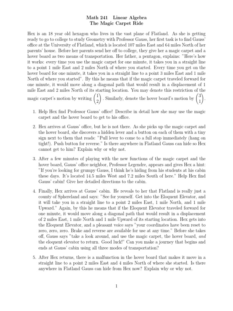 Magic Carpet | PDF | Mathematics | Geometry