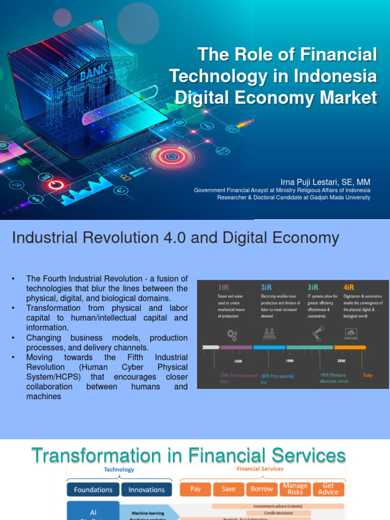 Fintech Overview in Indonesia Digital Ecosystem | PDF | Islamic Banking ...