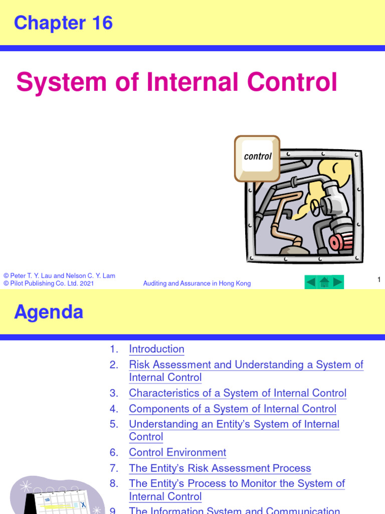 Auditing Assurance in HK (6th Ed) - Ch.16 A | PDF | Internal Control | Audit