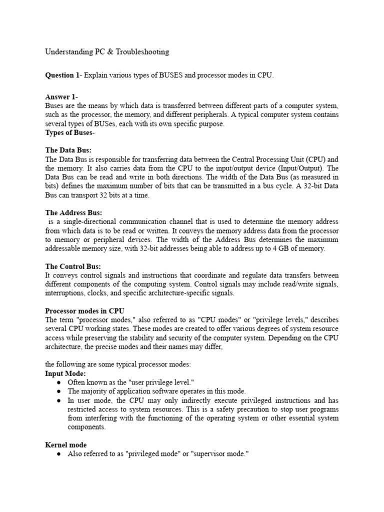 DCA1104 & Understanding PC & Troubleshooting | PDF | Random Access Memory | Hard Disk Drive