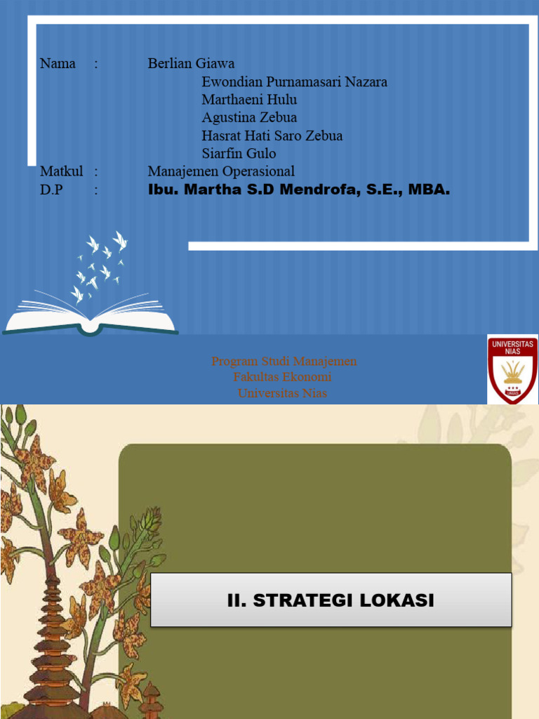 Strategi Lokasi | PDF