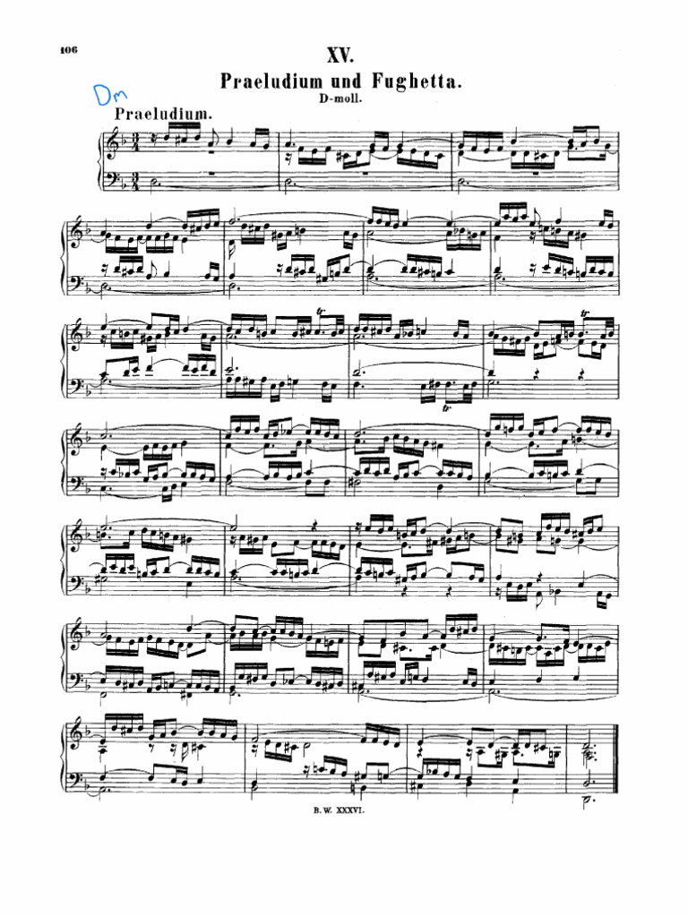 Bach BWV899 | PDF