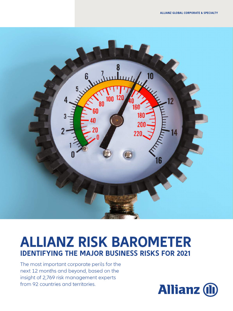 Allianz Risk Barometer 2021 | PDF | Insurance | Risk