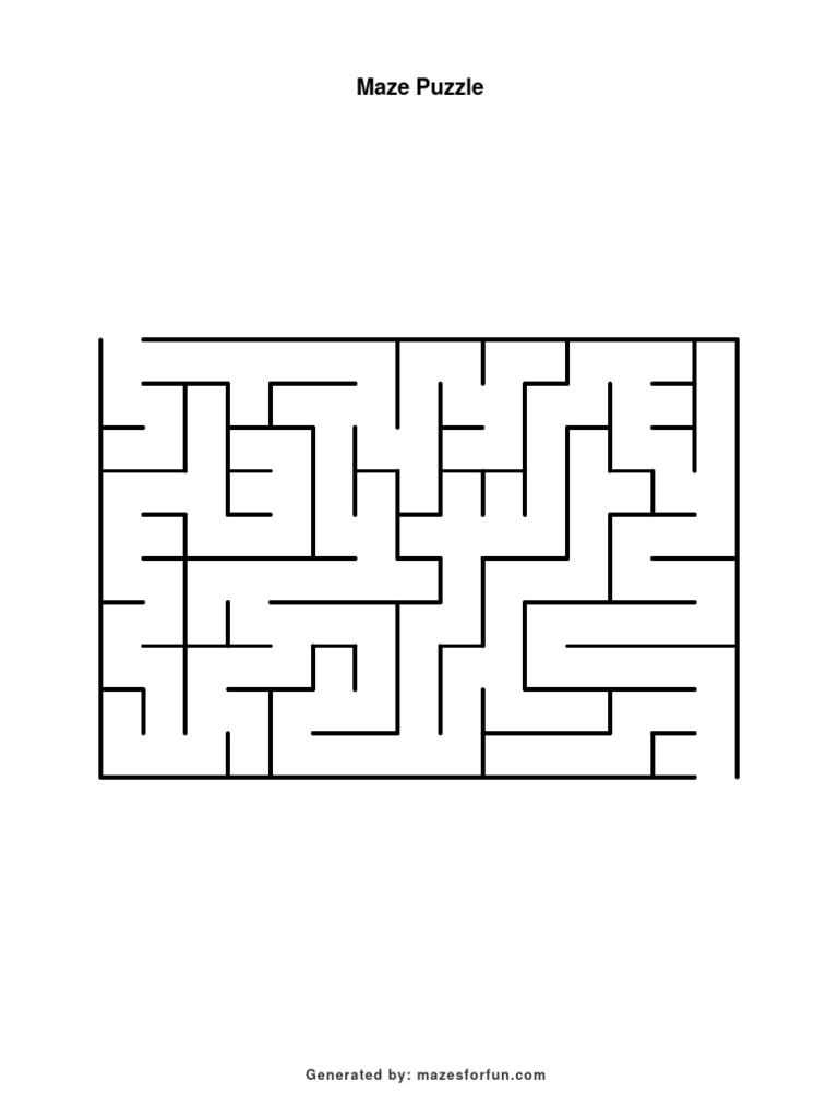 Maze | PDF | Teaching Methods & Materials