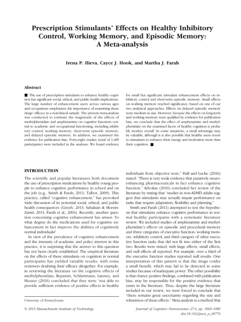 Study Drugs | PDF | Effect Size | Meta Analysis