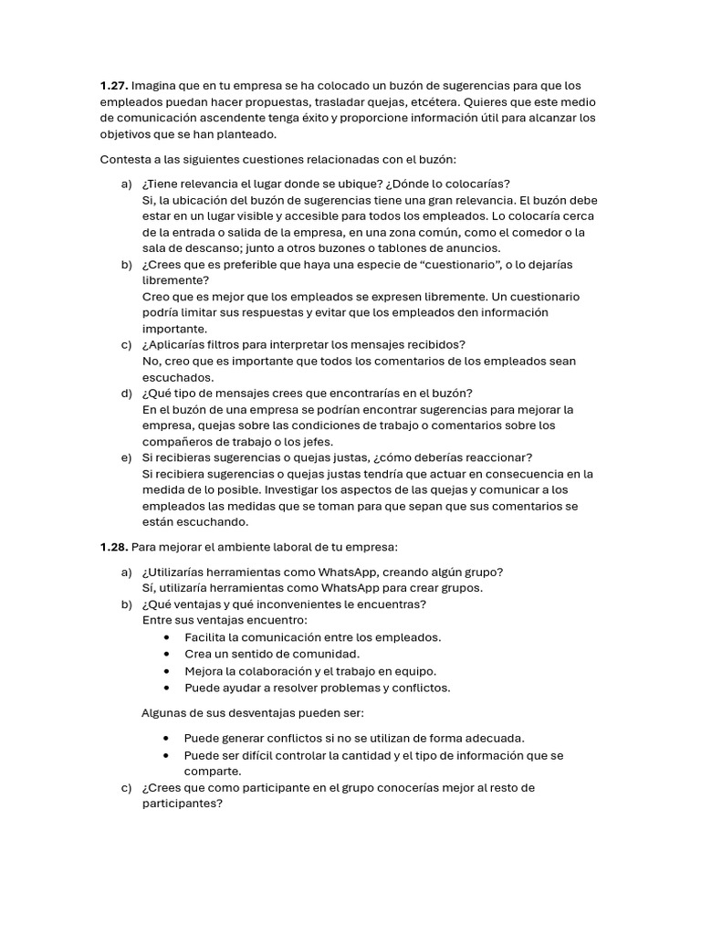 RCB Actividades Tema 1 | PDF | Business | Información