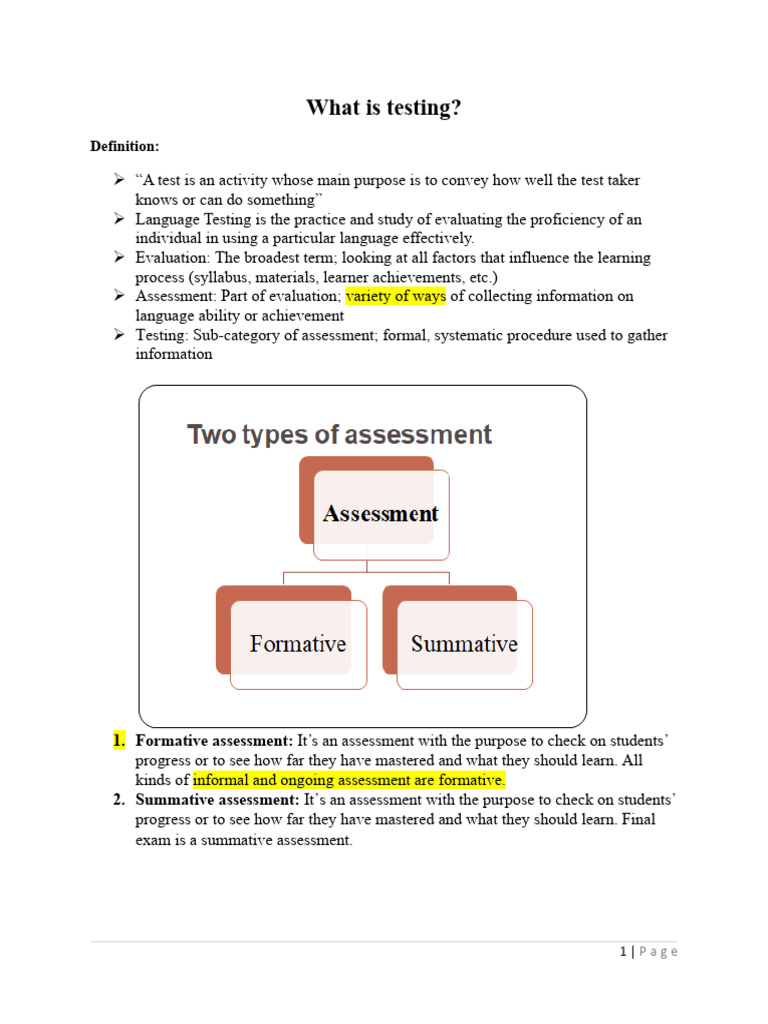 What Is Testing | PDF | Educational Assessment | Cognition
