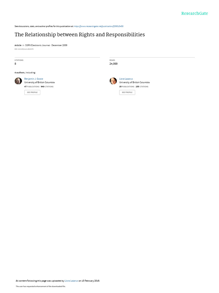 The_Relationship_between_Rights_and_Responsibiliti | PDF | Human Rights ...