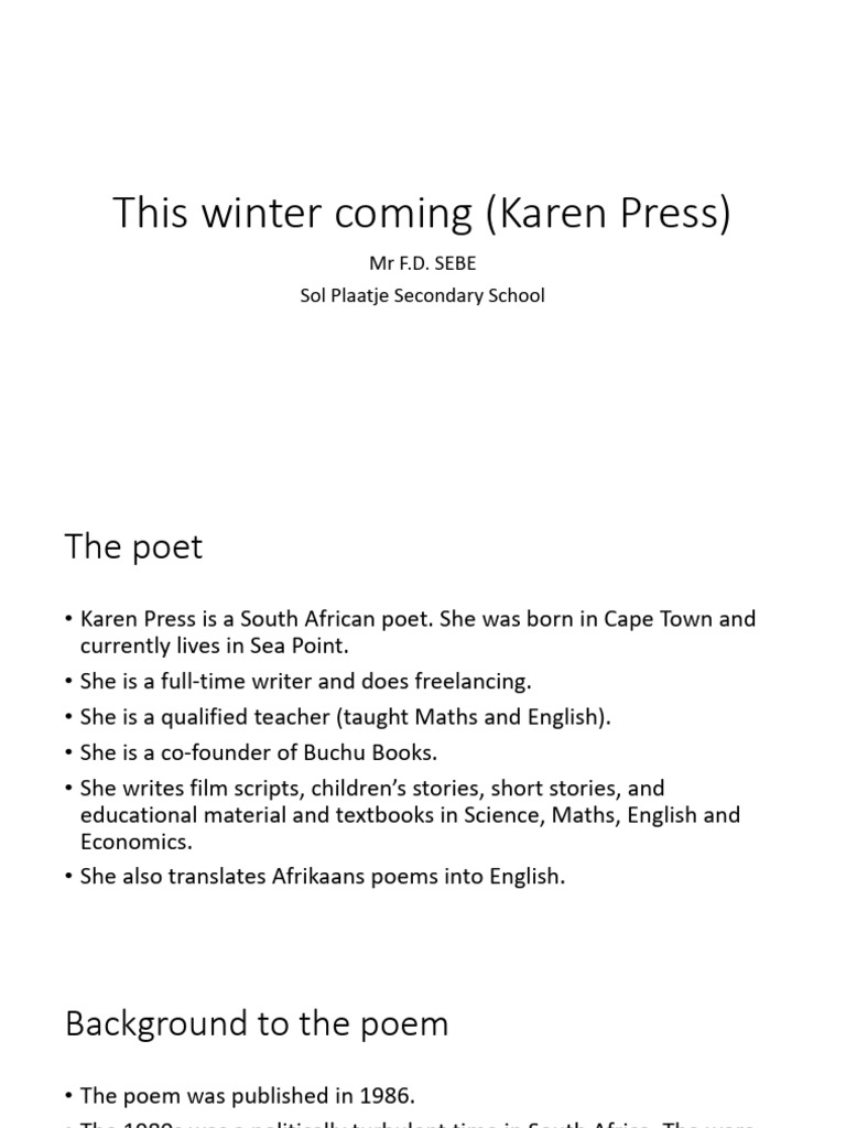 This-Winter - Coming | PDF