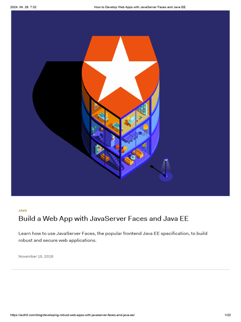 How to Develop Web Apps with JavaServer Faces and Java EE | PDF | Software | Software Engineering