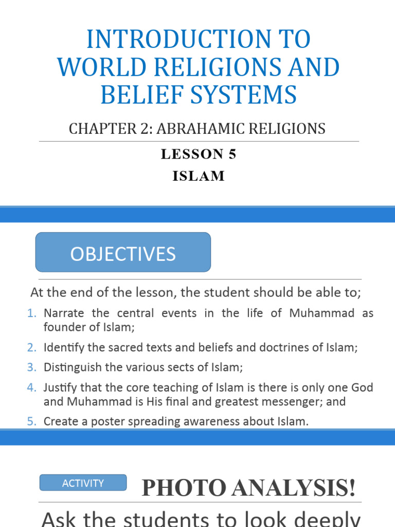 Lesson 6 Islam | PDF | Hajj | Sunni Islam