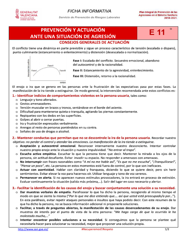 E11 Agresiones | PDF