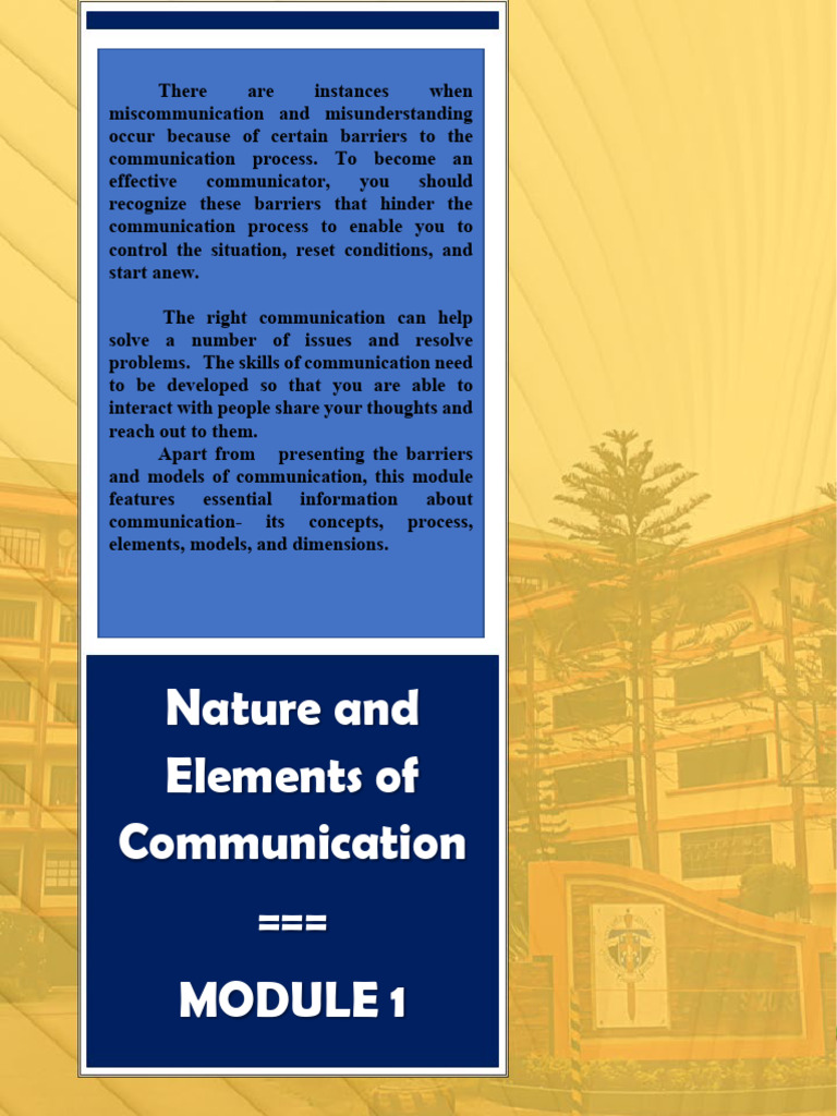 MODULE-1-ORAL_COMM_CBL_1 | PDF | Communication | Information