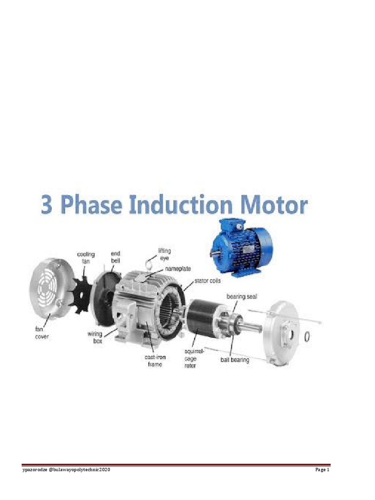 Three Phase Induction Motor Overview | PDF | Electric Motor ...