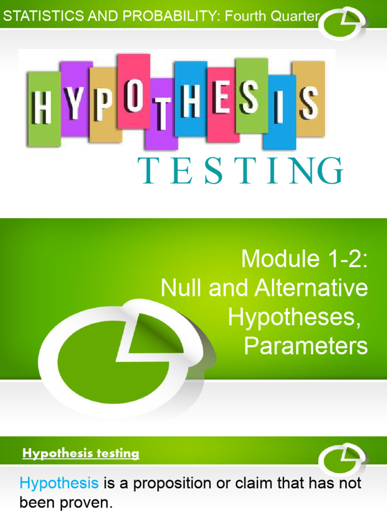 Hypothesis Testing Guide | PDF | Hypothesis | Statistical Hypothesis ...