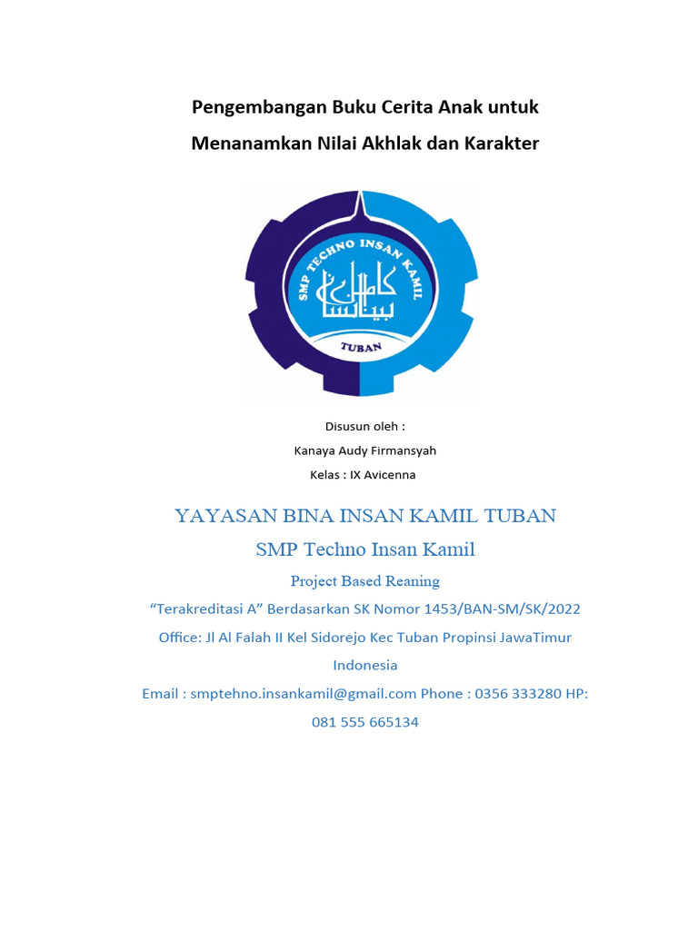 Pengembangan Buku Cerita Anak Untuk Menanamkan Nilai Akhlak Dan Karakter-6 | PDF | Kesehatan ...