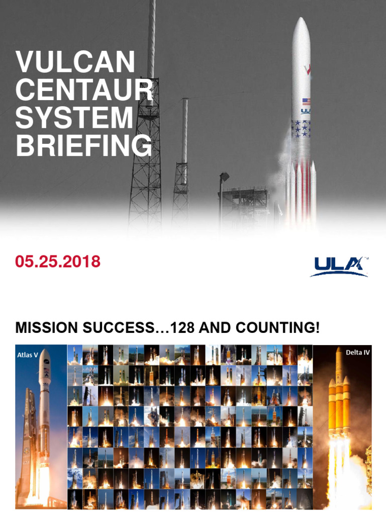 Vulcan Centaur Overview 17may2018 | PDF | Centaur (Rocket Stage ...