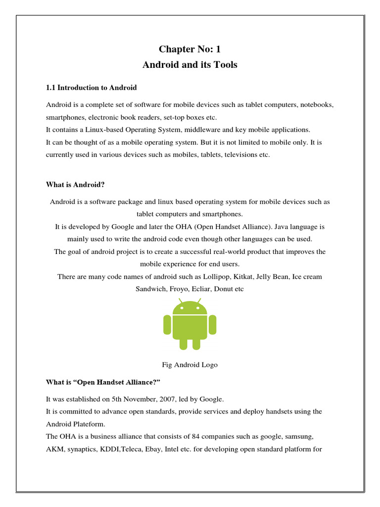 Chapter 1 Mad | Download Free PDF | Android (Operating System) | Software