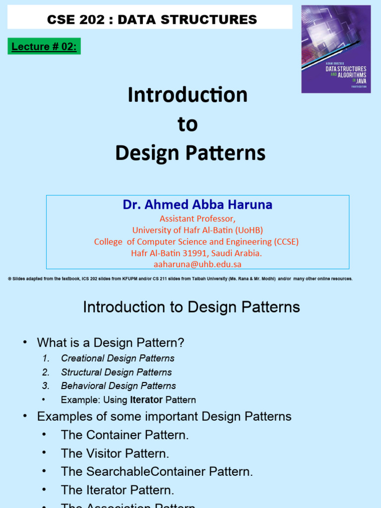 Lecture 02 - Design Patterns | PDF | Class (Computer Programming ... Lecture 02 - Design Patterns | PDF | Class (Computer Programming ...