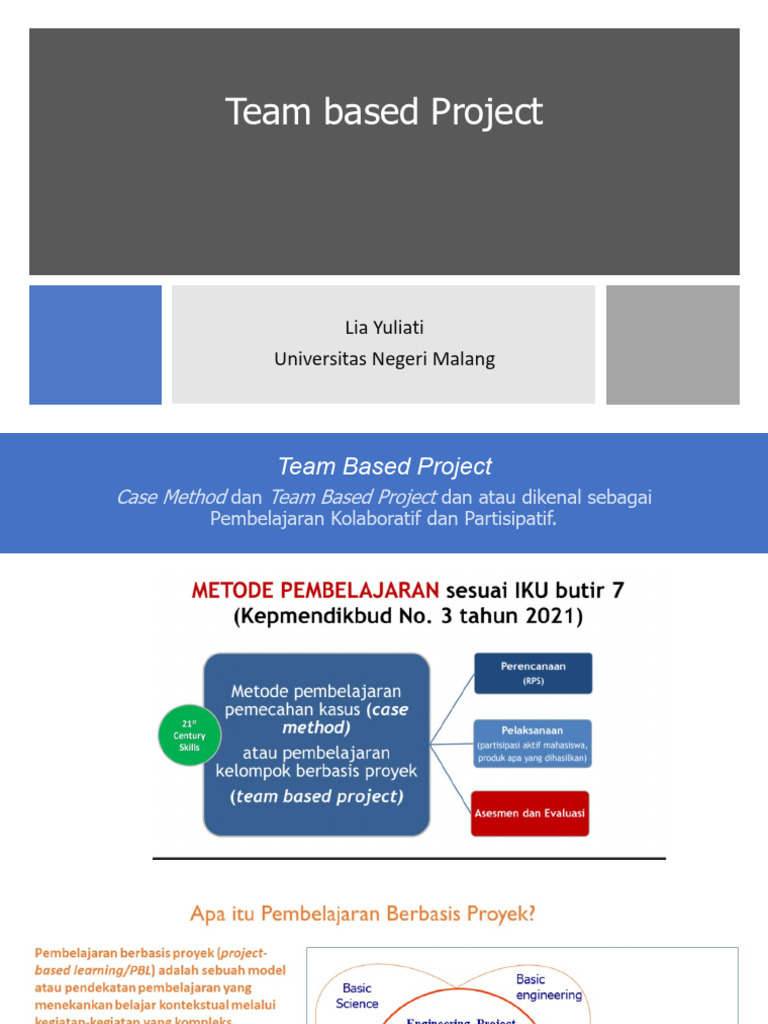2023 - Pekerti - Team Based Project | PDF | Project Based Learning | Cognition