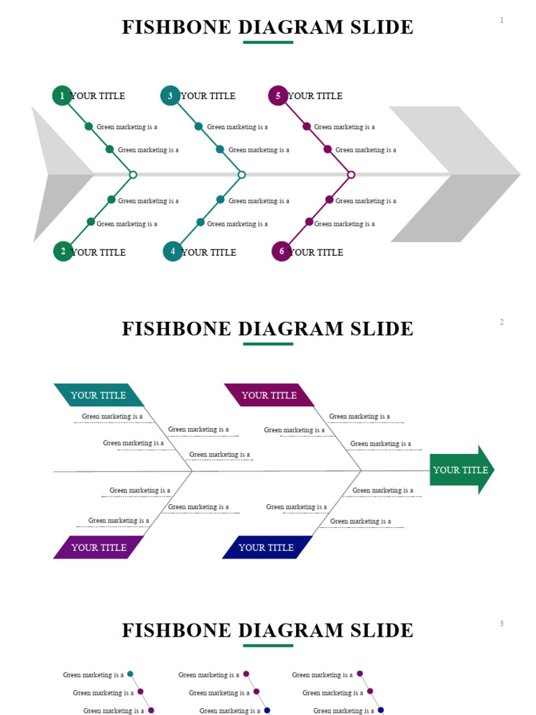 Fishbone Powerpoint Template | PDF | Career & Growth | Wellness