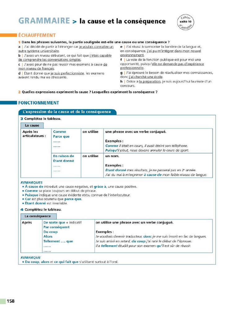 Cause Conséquence | PDF