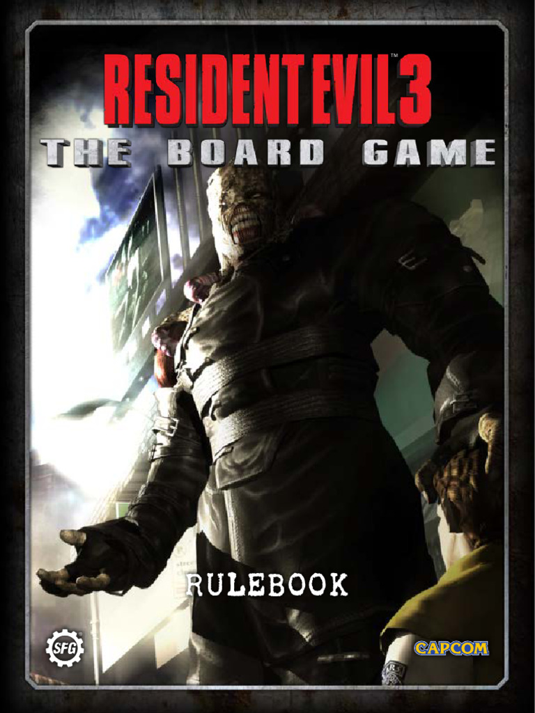 Resident Evil 3 boardgame Rulebook | PDF