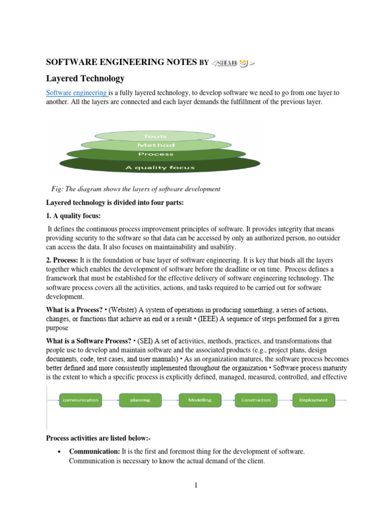 Se Notes | PDF | Unified Modeling Language | Software Development Process