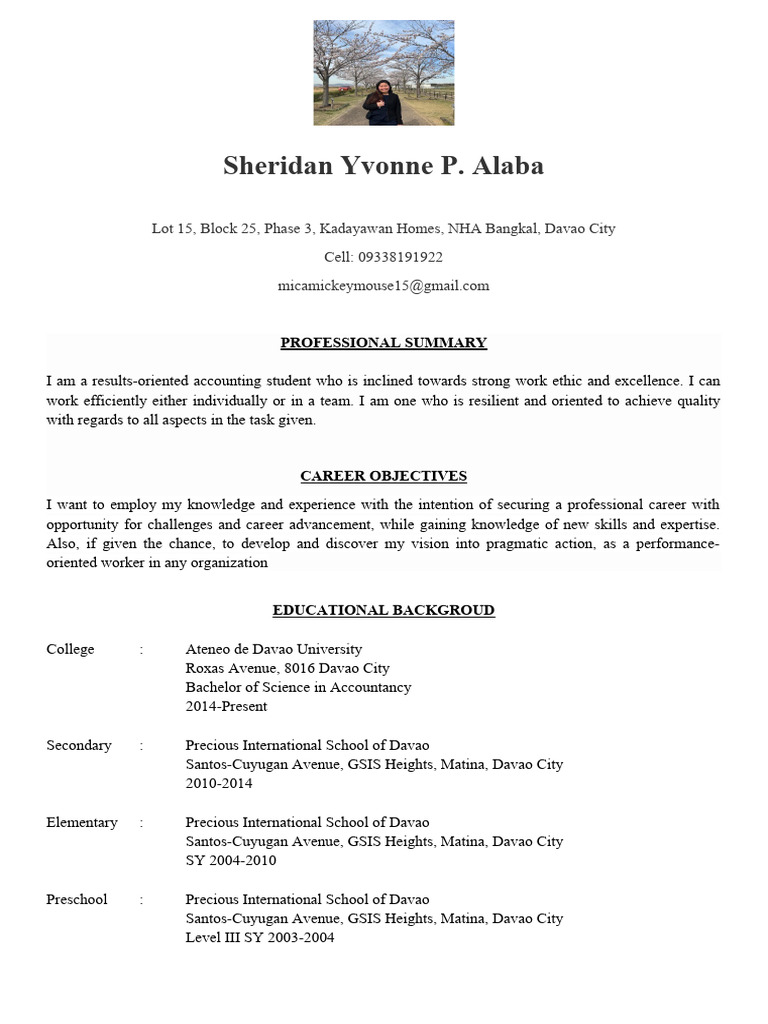 Updated Curriculum Vitae | PDF