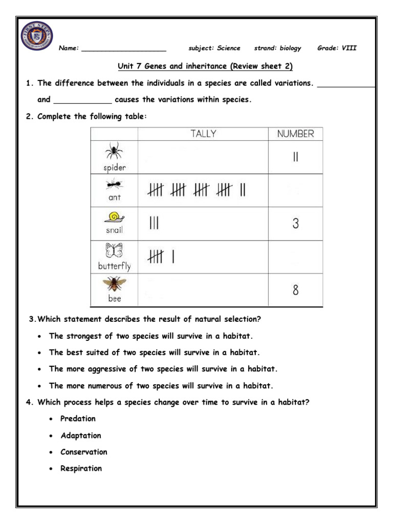 Unit 7.2 | PDF | Natural Selection | Evolution
