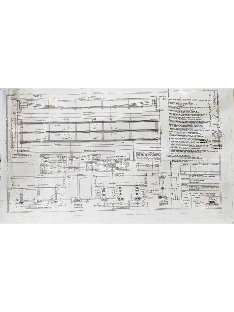 Bridge Drawing Civil Engineering | PDF