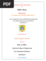 HDFC Bank Vision and Mission Statement | PDF | Banks | Taxes