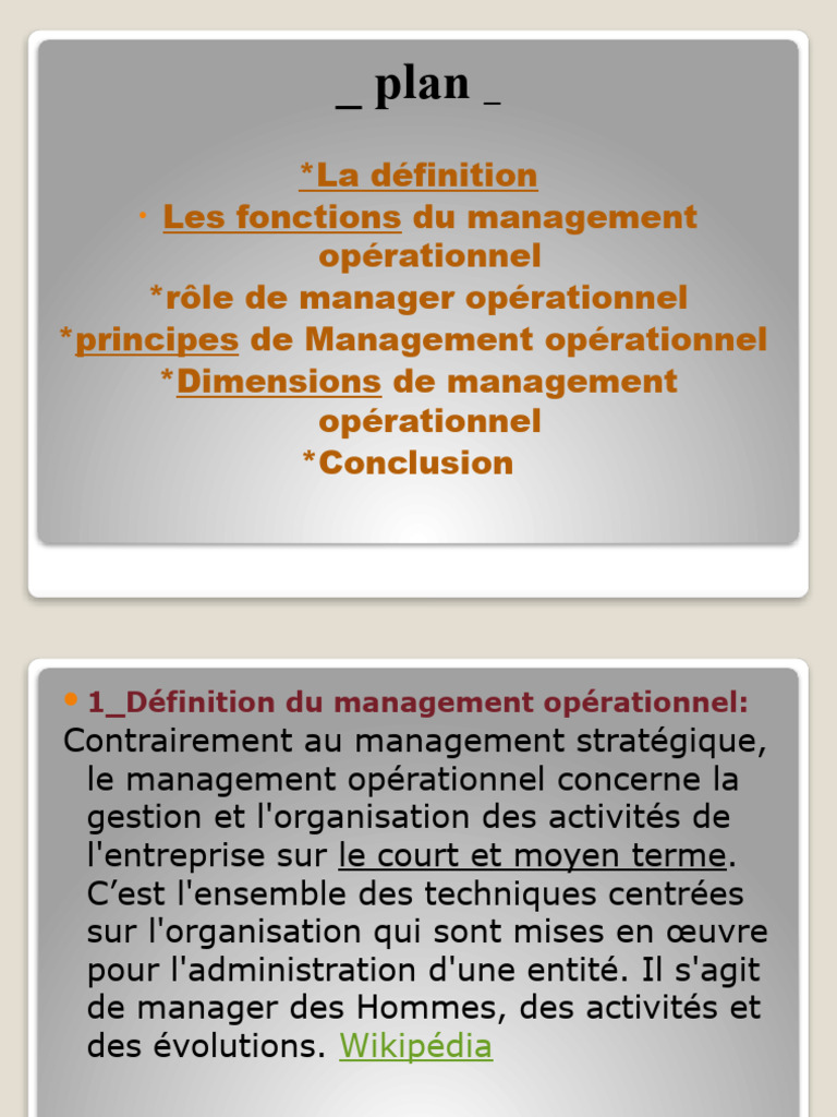 Présentation-expose-management | PDF | Business | Économie