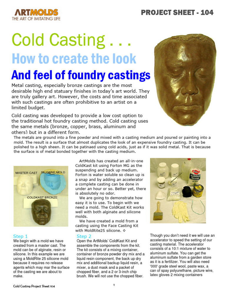 Project_sheet_Cold_Cast | PDF | Casting | Foundry
