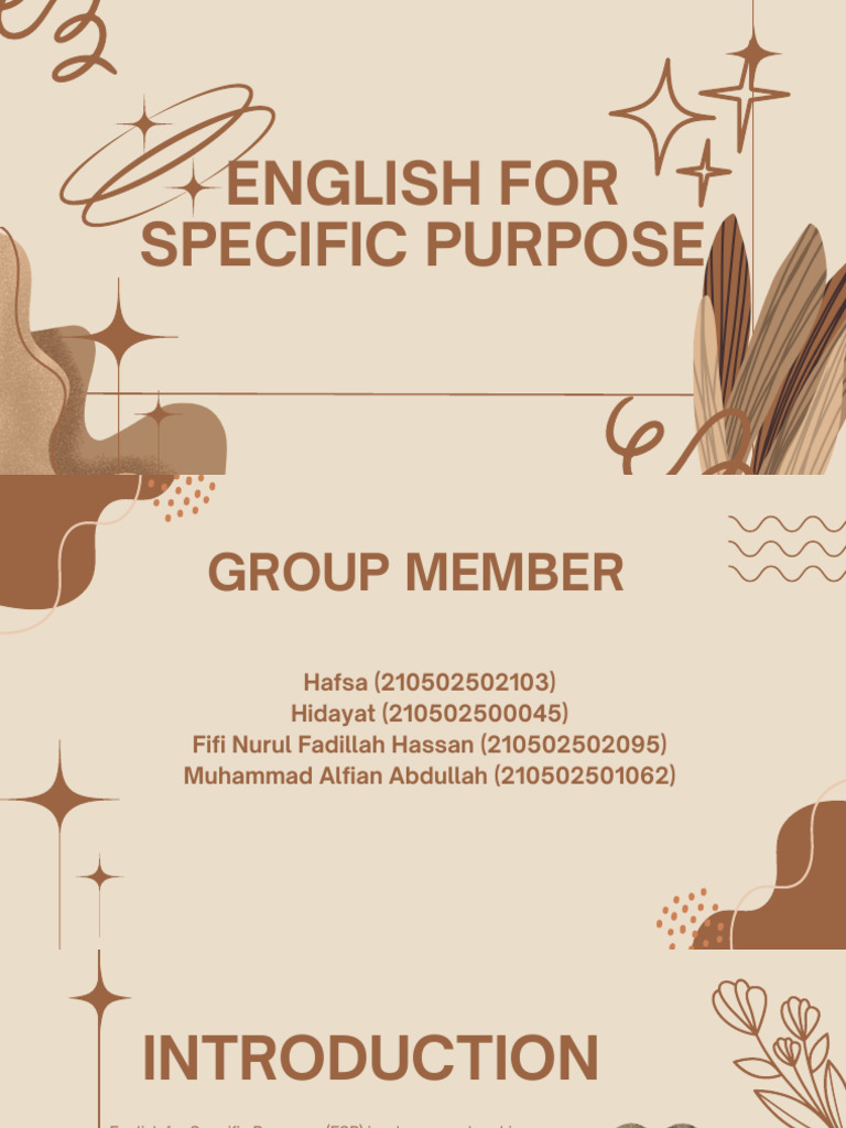ppt group 3 esp | PDF | Language Education | Learning