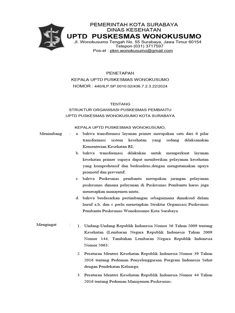 SP So Pustu Revisi | PDF