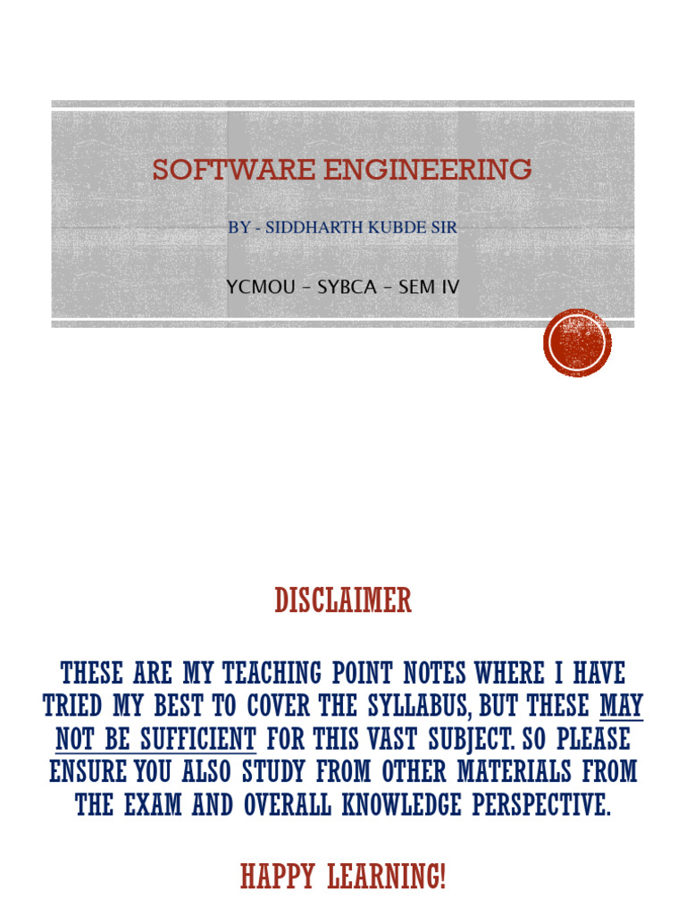 SE BCA Sid | PDF | Agile Software Development | Software Development ...