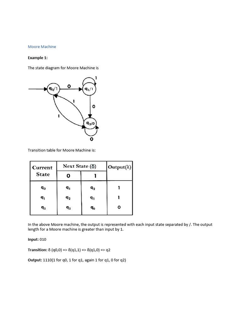 Lecture7 FA With Output Examples | PDF | String (Computer Science) | Applied Mathematics
