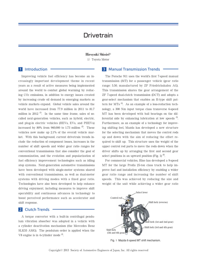 Jatco cvt8 - Drivetrain | PDF | Manual Transmission | Hybrid Electric Vehicle
