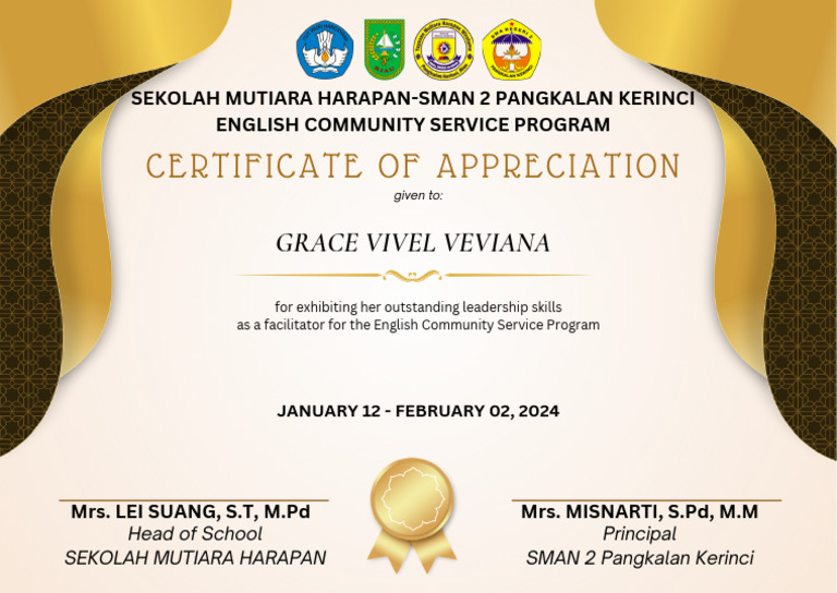 Grace Certificate | PDF