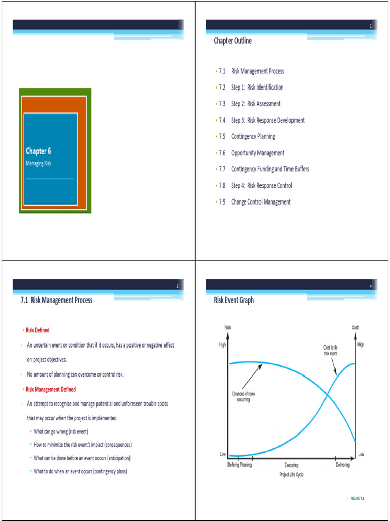 Chapter 6 - Risk Management | PDF | Risk | Risk Management