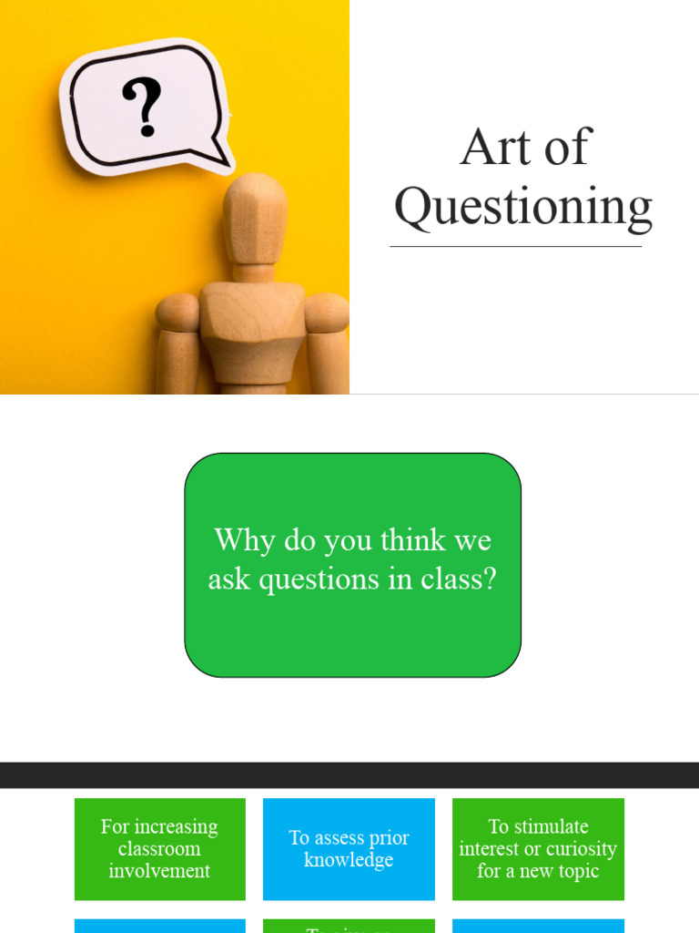 Effective Questioning Techniques in Education | PDF | Thought | Learning