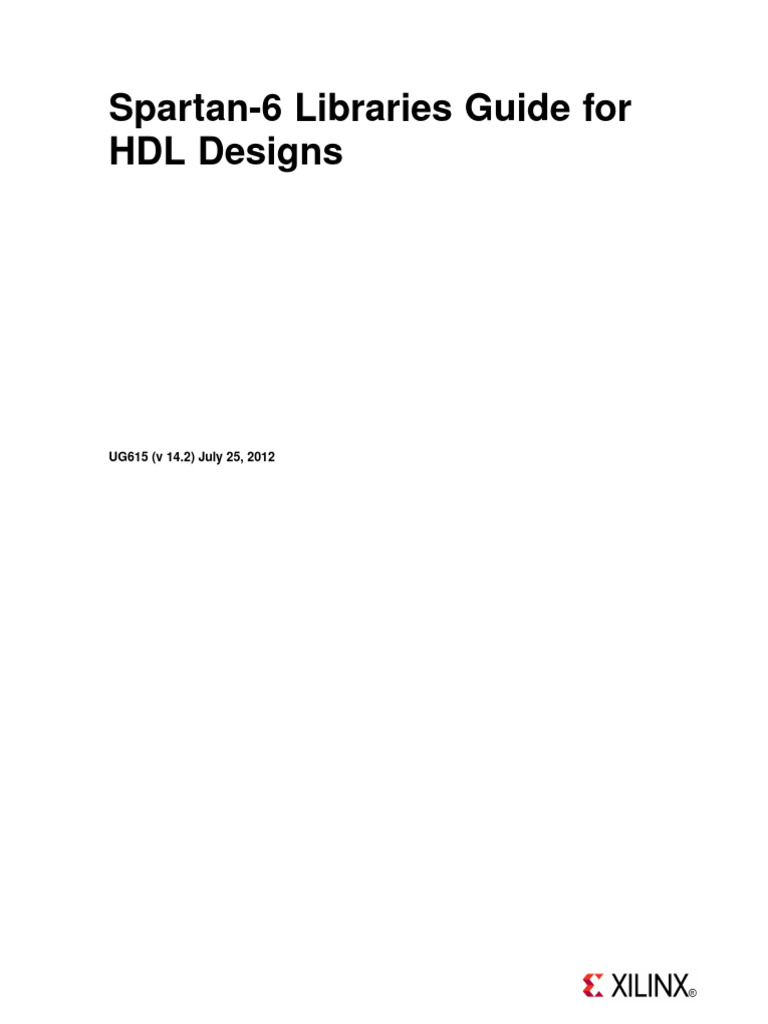 Spartan6 HDL | PDF | Hardware Description Language | Field Programmable Gate Array