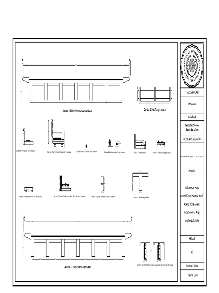 Detail Jembatan-Model OK | PDF
