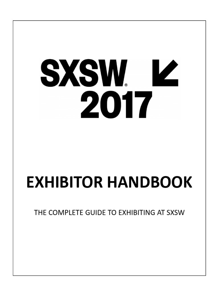 2017 Exhibitor Handbook 3.0 | PDF | Unmanned Aerial Vehicle