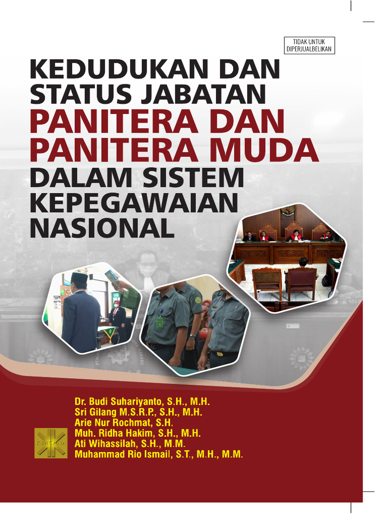 Kedudukan Dan Status Jabatan Panitera Dan Panitera Muda Dalam Sistem ...
