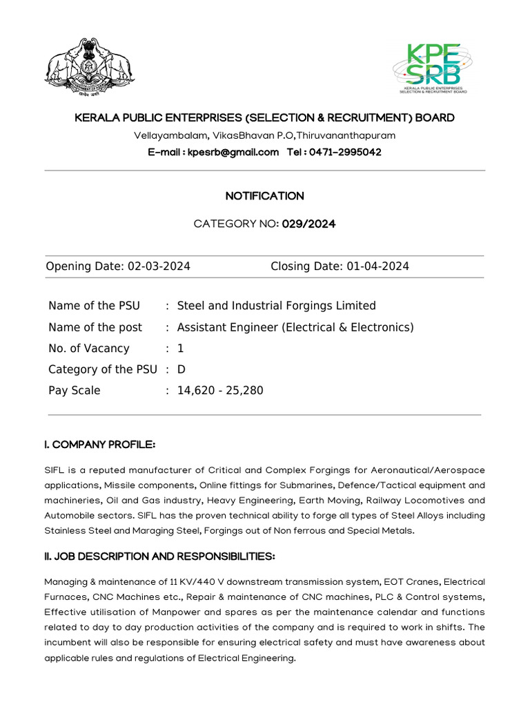Assistant Engineer Electrical Electronics | PDF | Engineering | Forging